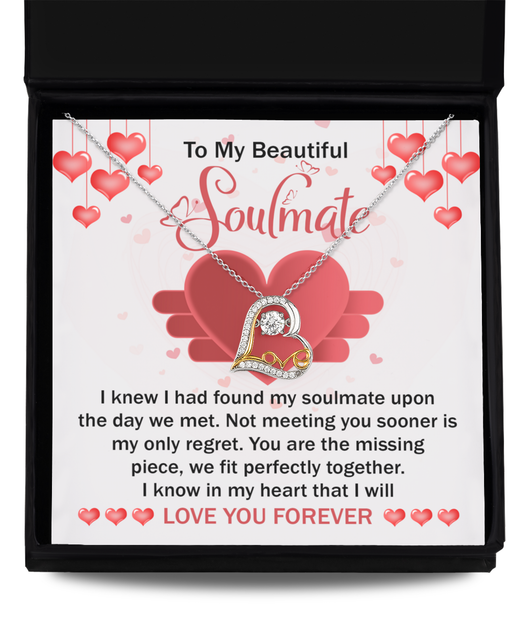 Soulmate Heart Necklace - Missing Piece | eShopGear